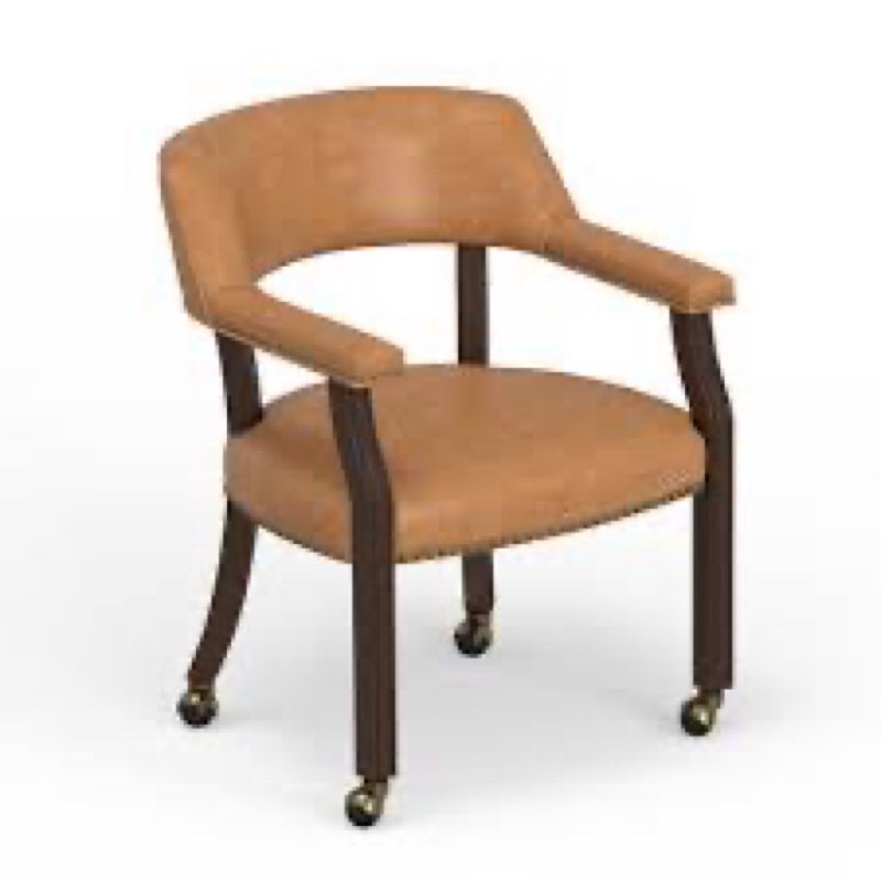 Amaiah Arm Chair with Casters